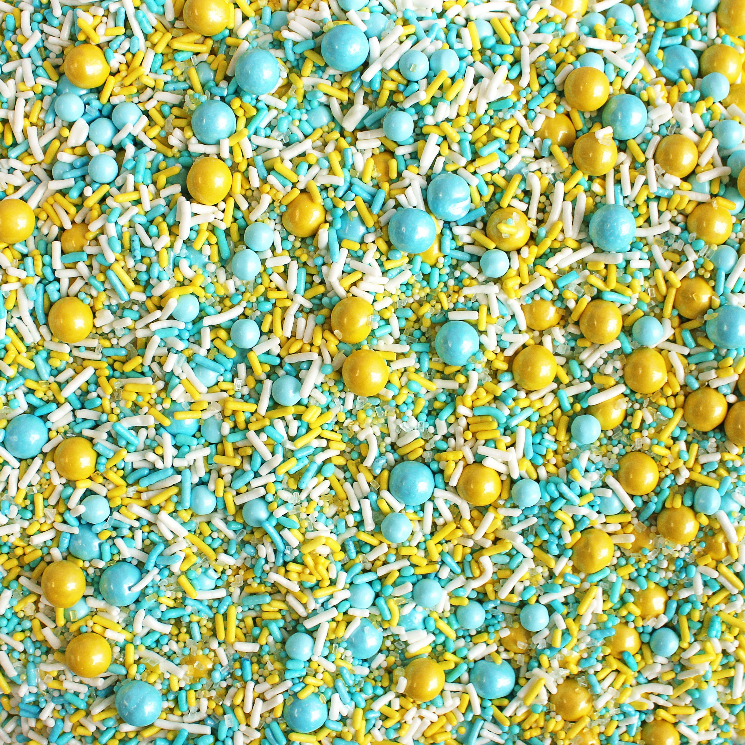 GFS-Light Blue, Yellow & White Sporty Sprinkles – Sprinkle Pop Wholesale